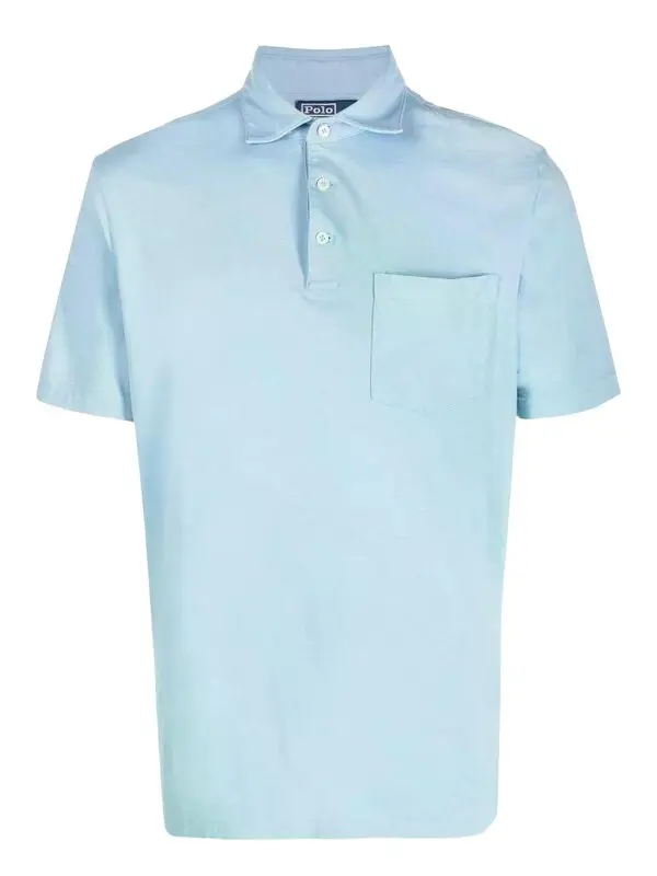 Polo Ralph Lauren Patch-pocket Polo Shirt - Blue