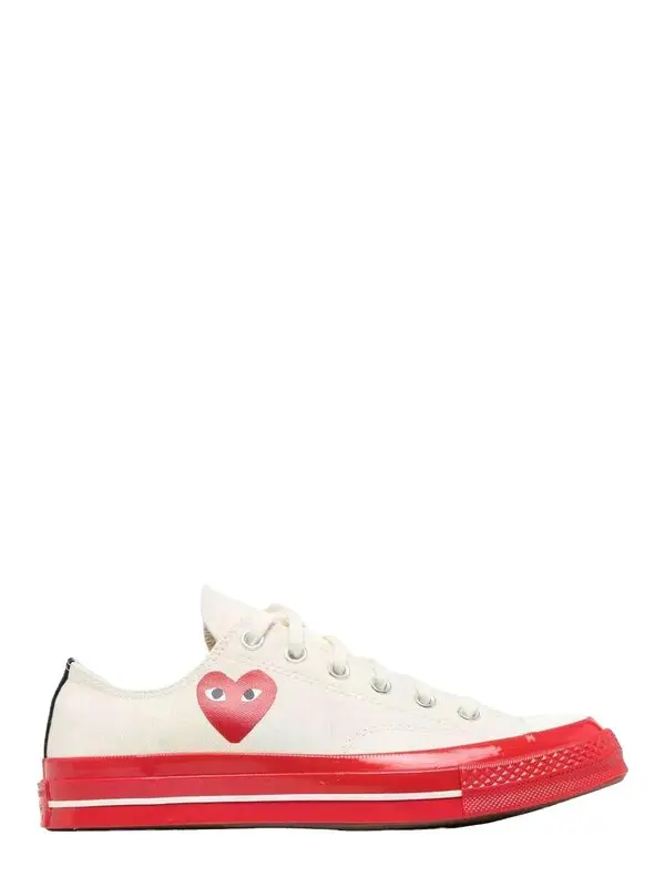 CONVERSE X COMME DES GARONS PLAY Chuck 70 Low-top Sneakers - Red