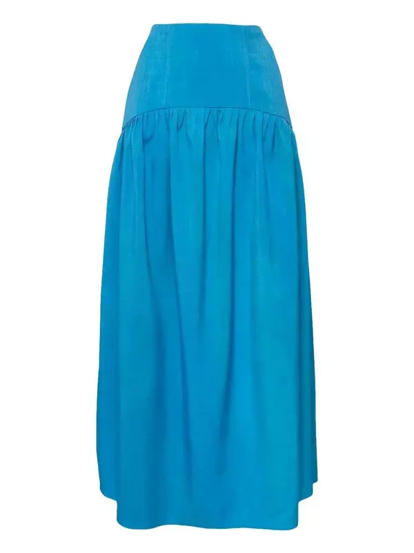 BAMBAH Elizabeth Midi Skirt - Blue