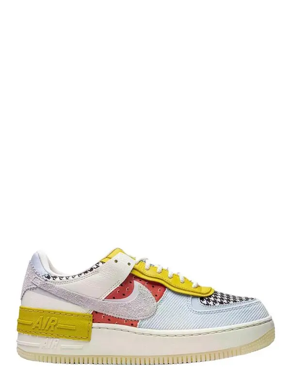 Nike Air Force 1 Shadow Multi-print Sneakers - Blue
