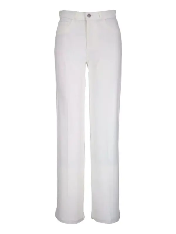 L'Agence Straight-leg Jeans - White