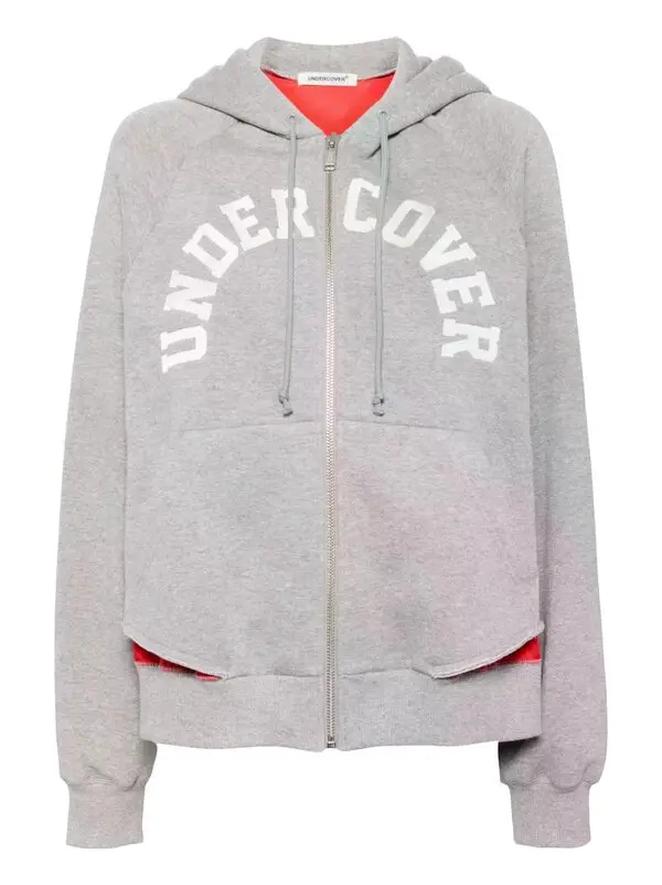 Undercover Oversized Zip-up Jacket - Grey