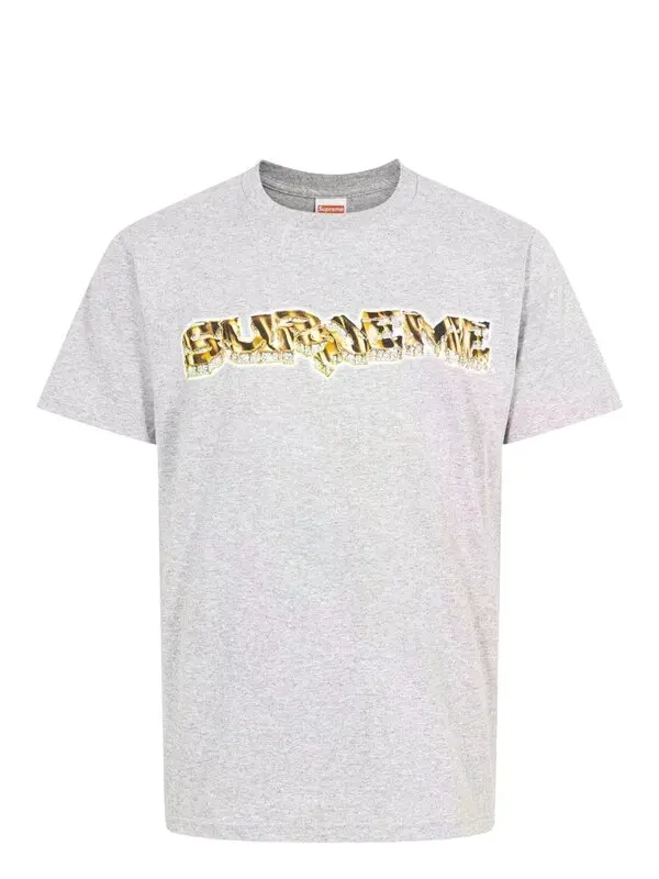 Supreme Diamond Logo-print T-shirt - Grey