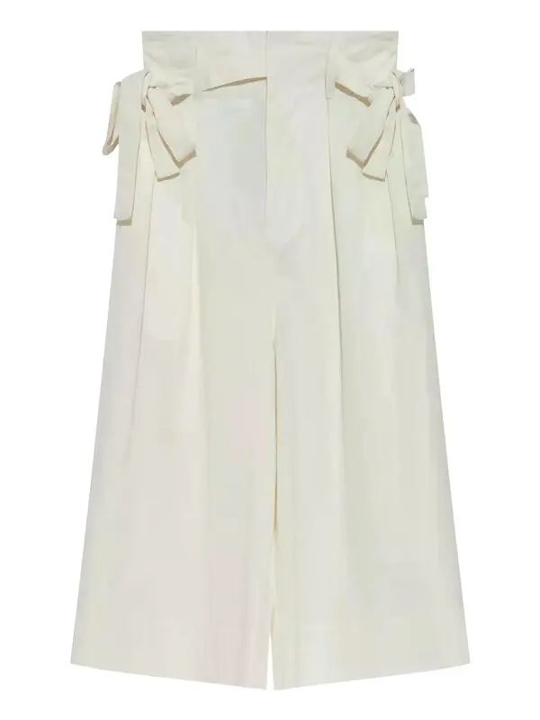 Fabiana Filippi Bow-detail Trousers - White
