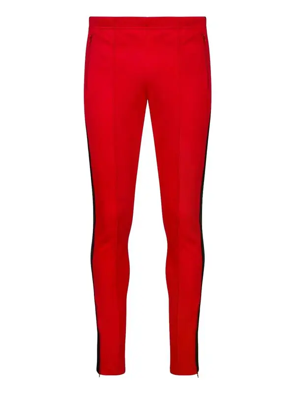 MAISON MARGIELA Side-stripe Track Pants - Red