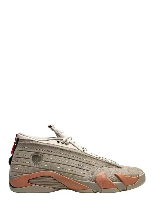 JORDAN X Clot Air 14 Retro Low Terra Blush Sneakers - Grey