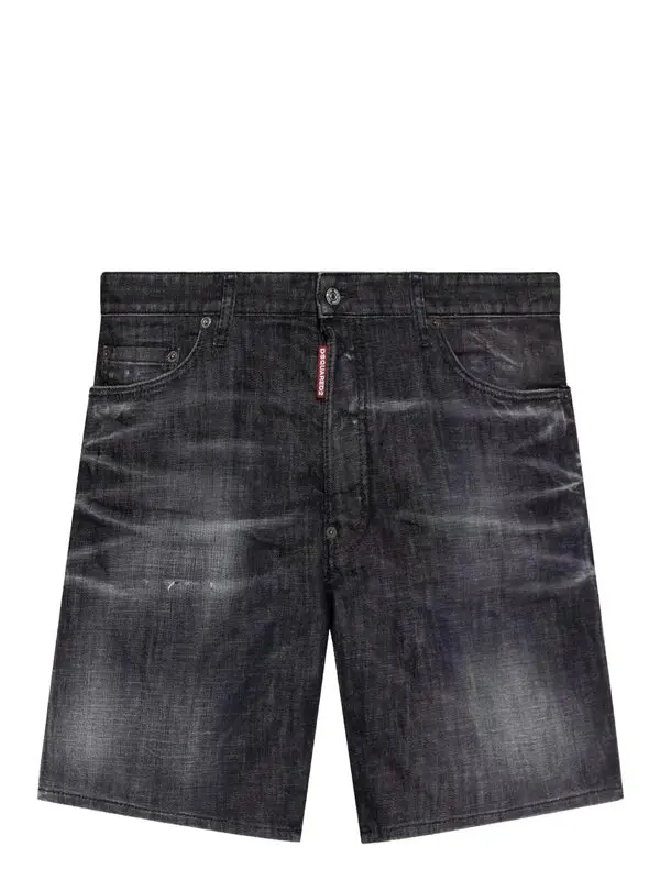 Dsquared2 Cotton Shorts - Black