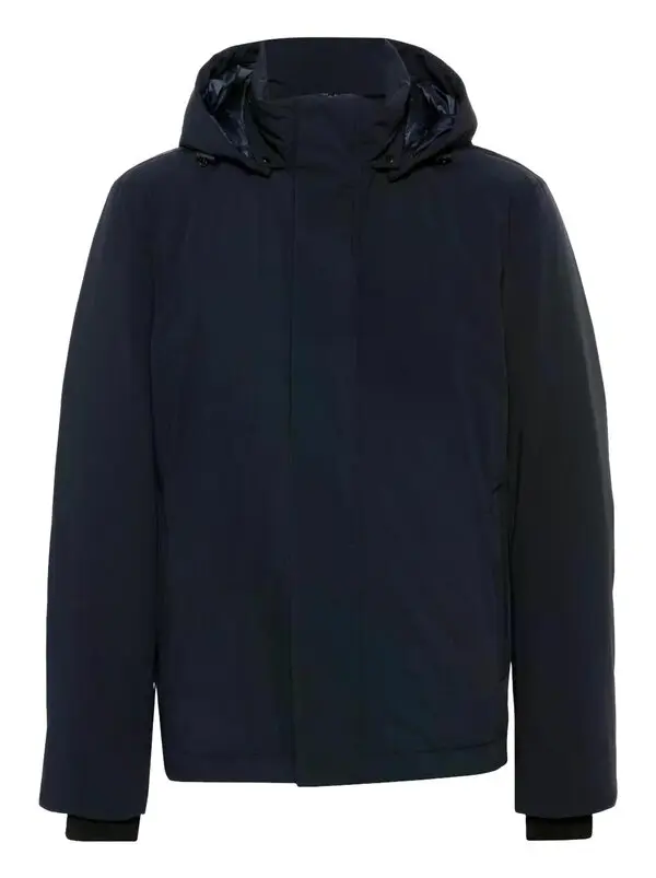 Woolrich Detachable-hood Jacket - Blue