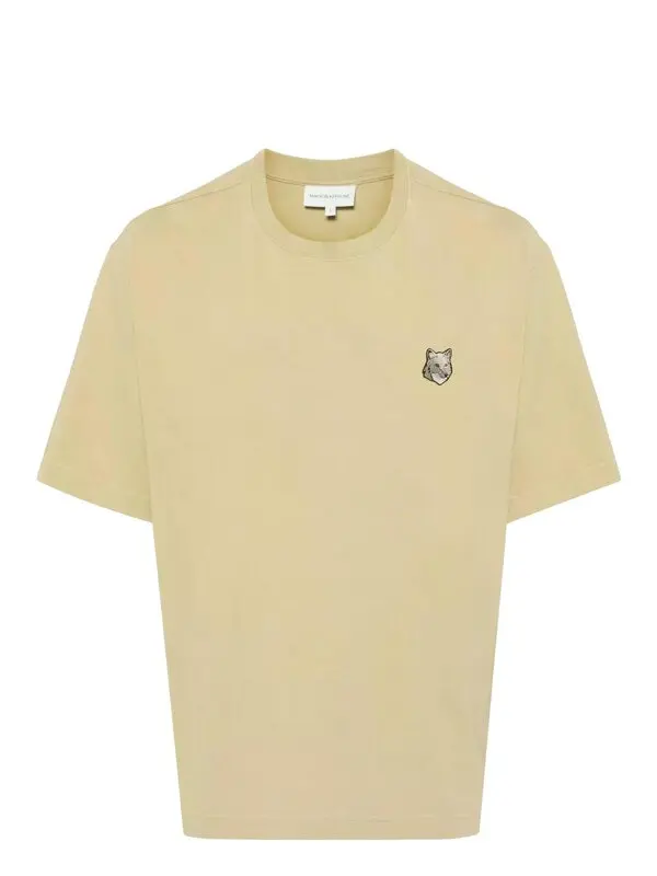 Maison Kitsuné Bold Fox Head-patch T-shirt - Neutrals