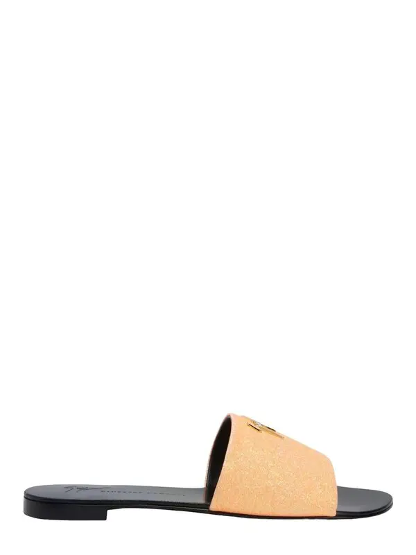 GIUSEPPE ZANOTTI Shirley Glitter Sandals - Orange