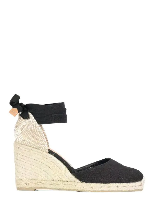 CastaÑer 65mm Carina Espadrilles - Black