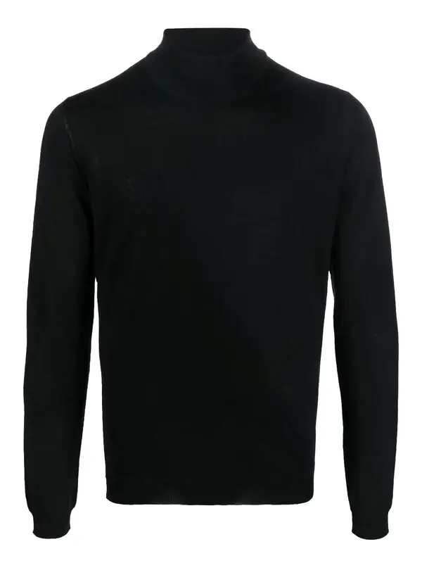 GOES BOTANICAL Fine-knit Merino Jumper - Black