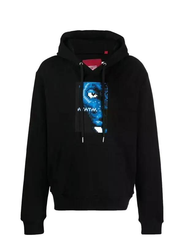 MOSTLY HEARD RARELY SEEN 8-BIT Graphic-print Pullover Hoodie - Black