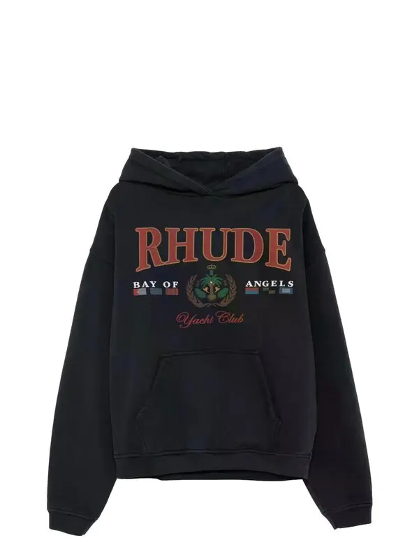 Rhude Bay Of Angels Yacht Hoodie - Black