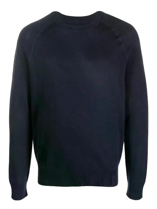 Zadig&Voltaire Thomaso Logo-intarsia Knitted Jumper - Blue