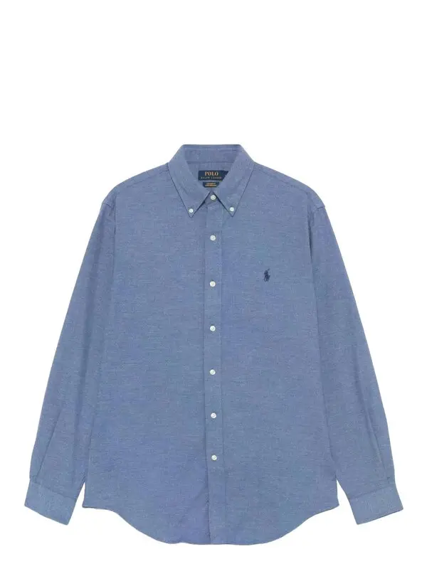 Polo Ralph Lauren Mélange-effect Shirt - Blue