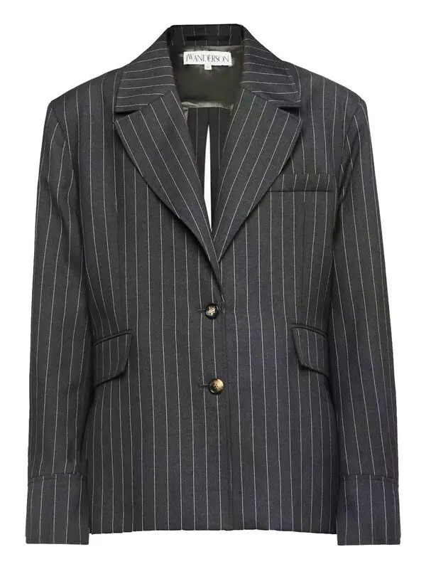 JW Anderson Open-back Blazer - Grey