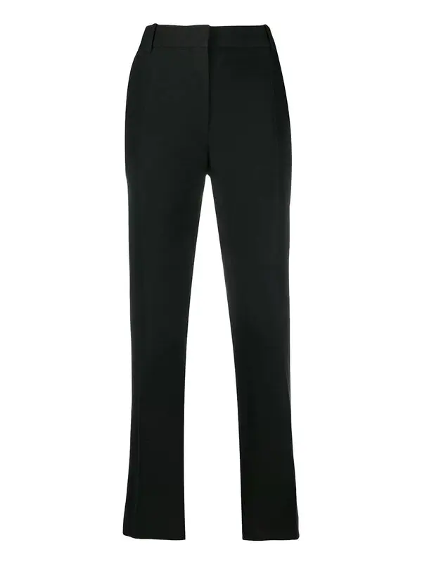Valentino Garavani Flare Leg Cropped Trousers - Black