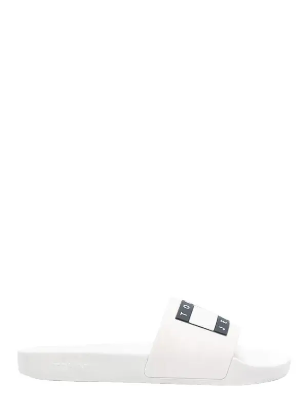 Tommy Hilfiger Flag-logo Pool Slides - Neutrals