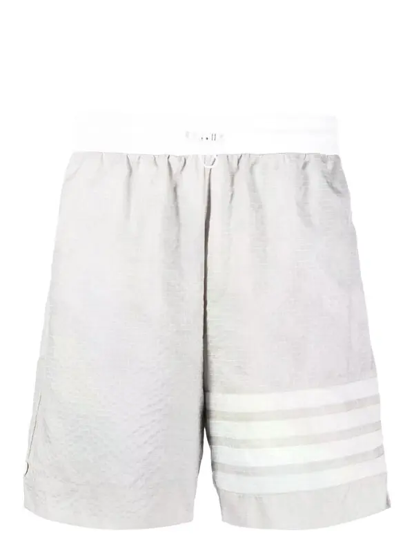 Thom Browne 4-bar Stripe Track Shorts - Grey
