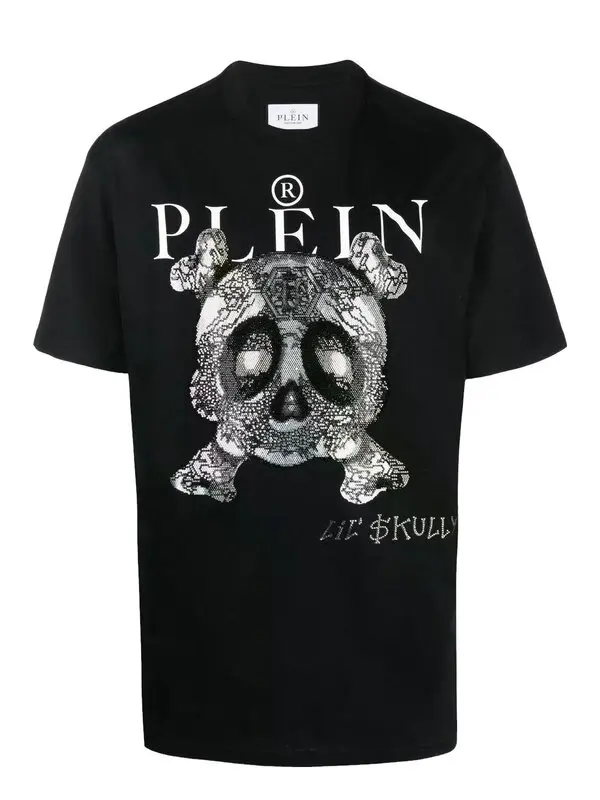 Philipp Plein Monsters Print Logo T-shirt - Black