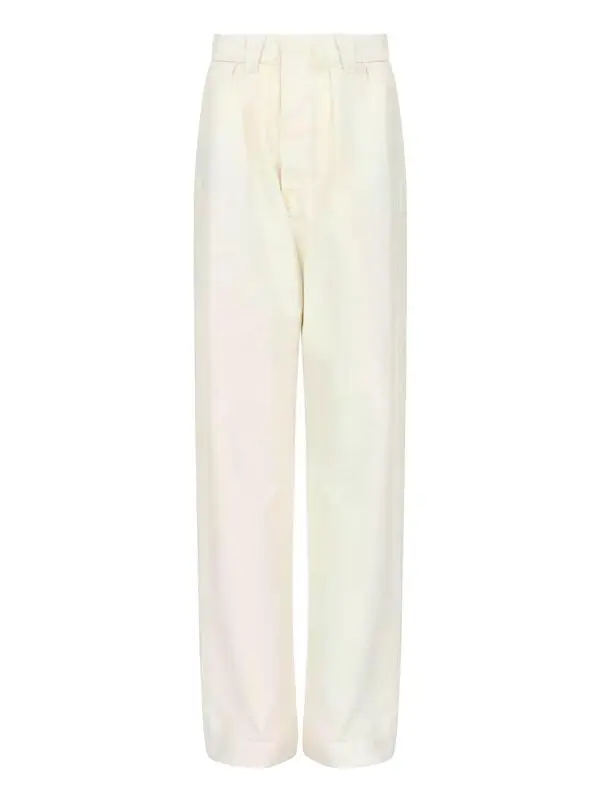 MAISON MARGIELA Wide-leg Tailored Trousers - Neutrals