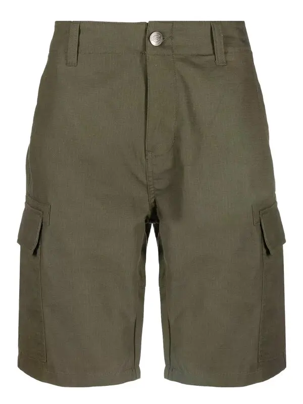 Dickies Multi-pocket Cotton Cargo Shorts - Green