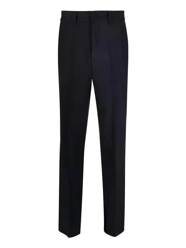 P.a.r.o.s.h Virgin Wool Tailored Trousers - Blue