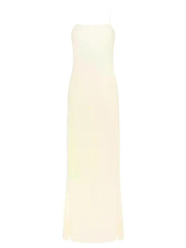 Jacquemus La Robe Brezza Slip Dress - Yellow