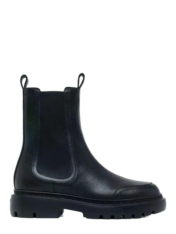 Bally Ginny 30mm Leather Boots - Black