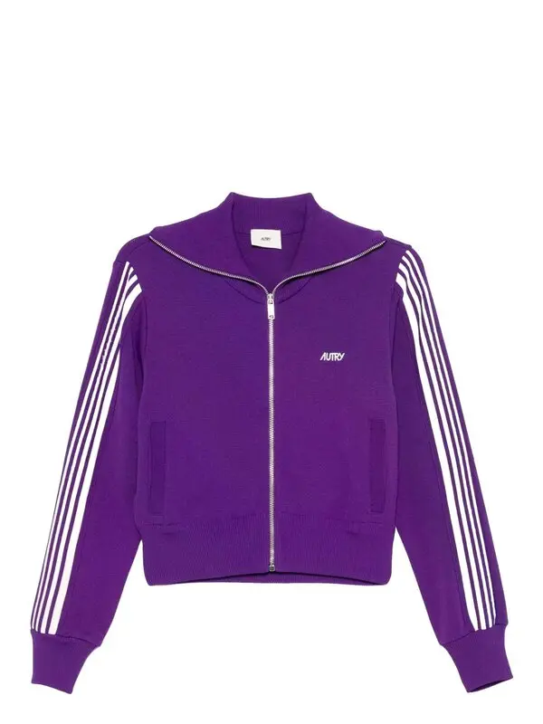 AUTRY Knitted Track Jacket - Purple