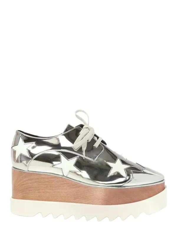 Stella McCartney Elyse Platform Oxford Shoes - Silver