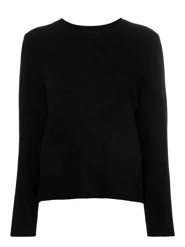 Chinti & Parker Boxy Cashmere Sweater - Black