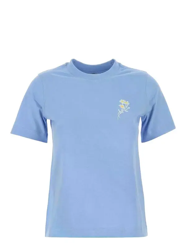 Burberry Floral-print T-shirt - Blue