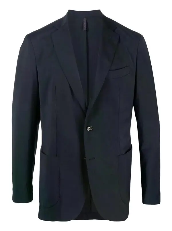 DELL'OGLIO Tailored Single-breasted Suit - Blue
