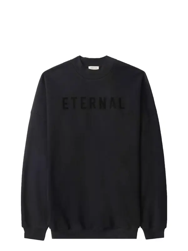 Fear Of God Long-sleeved Cotton Sweatshirt - Black