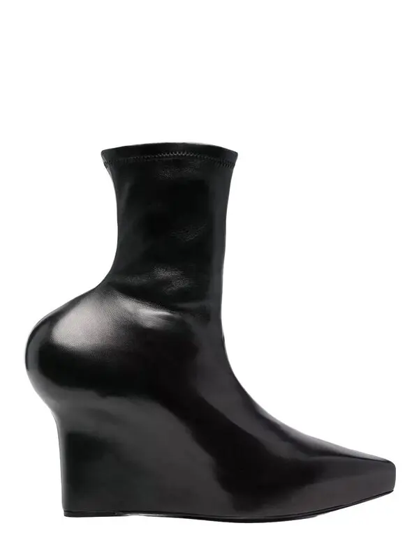 Givenchy Sculpted-detail 120mm Ankle Boots - Black