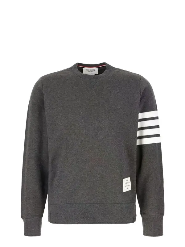 Thom Browne Loopback 4-bar Sweatshirt - Grey