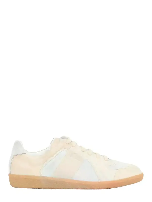 MAISON MARGIELA Replica Inside Out Leather Sneakers - Neutrals