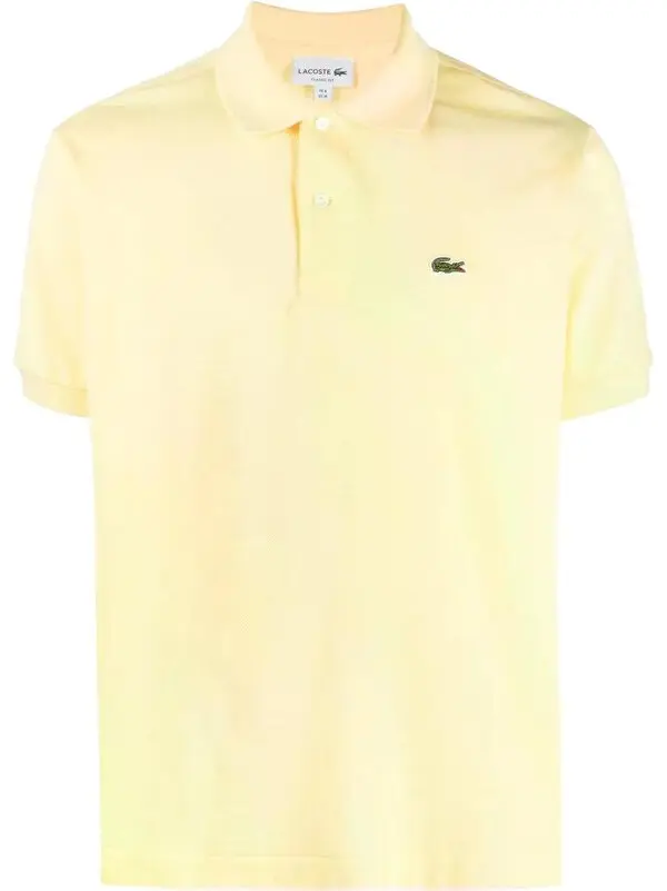 Lacoste Logo-patch Polo Shirt - Yellow
