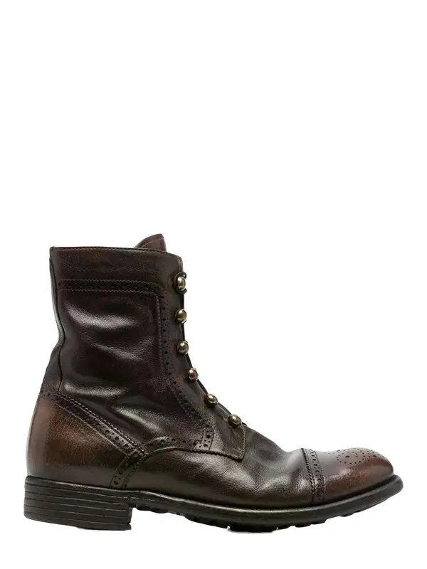 Officine Creative Lace-up Ankle Boots - Brown