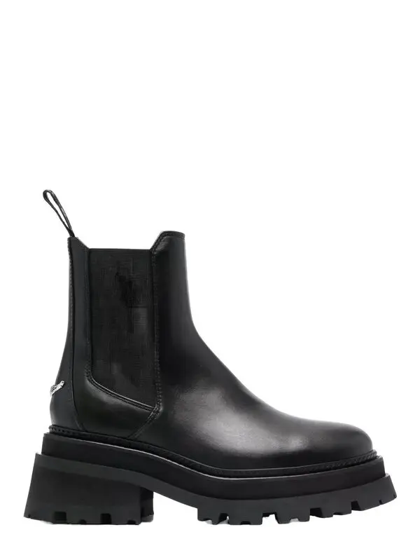 Zadig&Voltaire Leather Chelsea Boots - Black