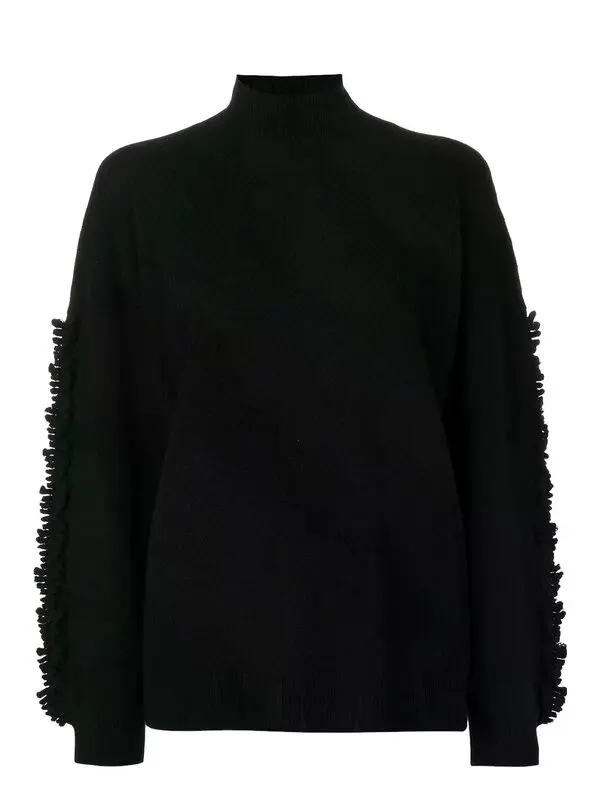 BARRIE Troisieme Dimension Cashmere Turtleneck Pullover - Black