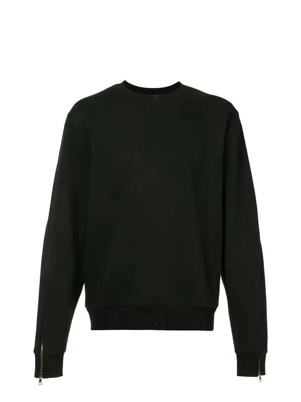 MOSTLY HEARD RARELY SEEN Zipped Sleeves Sweatshirt - Black