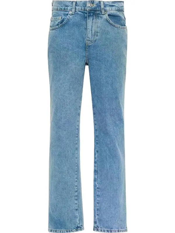 Moschino Mid-rise Straight-leg Jeans - Blue