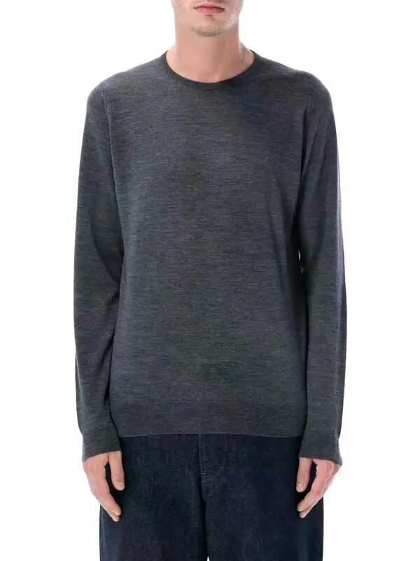 John Smedley Lundy Crew Neck Jumper - Grey
