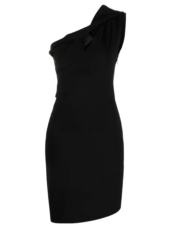 Givenchy One-shoulder Mini Dress - Black