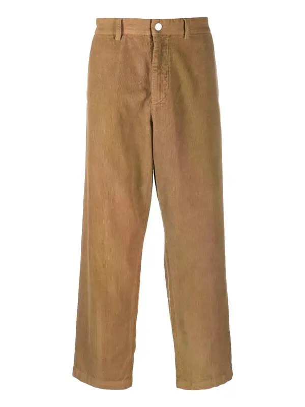 RANRA Corduroy Straight-leg Trousers - Neutrals