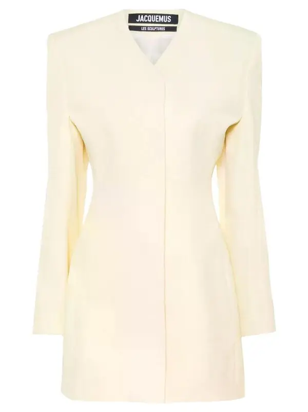 Jacquemus La Robe Cubo Mini Dress - Yellow