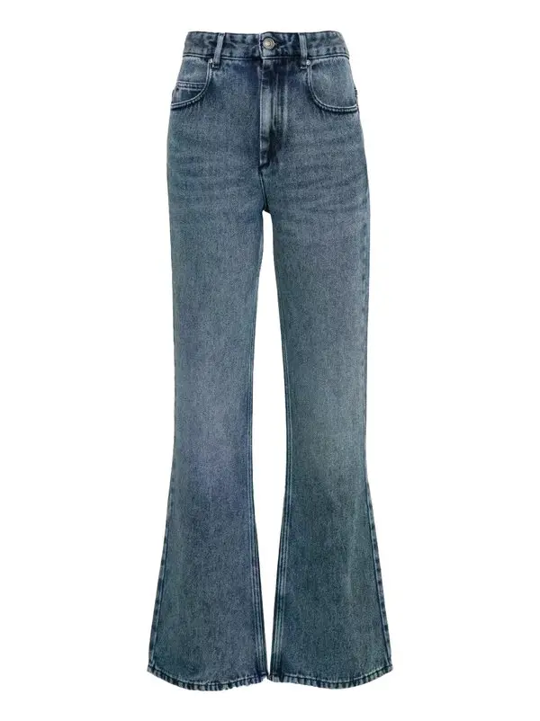 Isabel Marant Étoile Belvira High-rise Bootcut Jeans - Blue